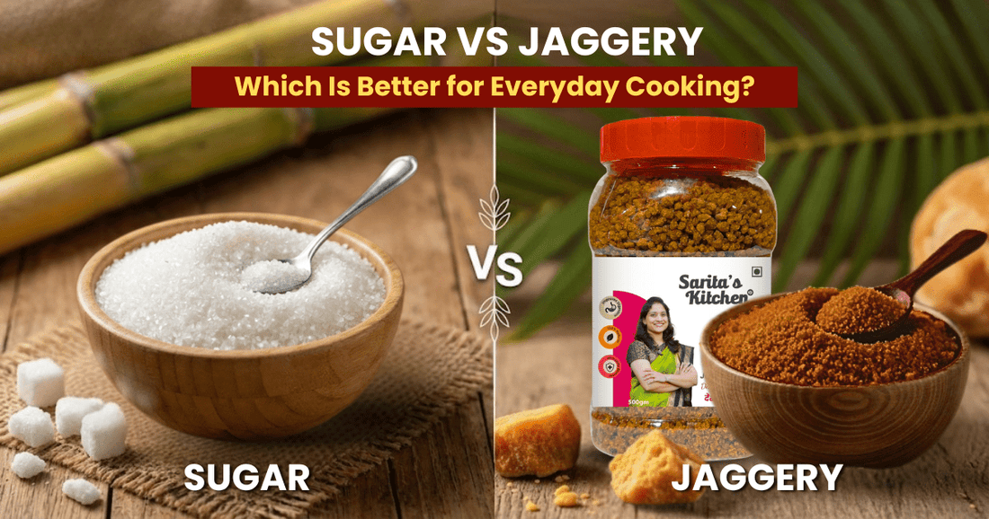 Sugar vs Jaggery: Which Is Better for Everyday Cooking?