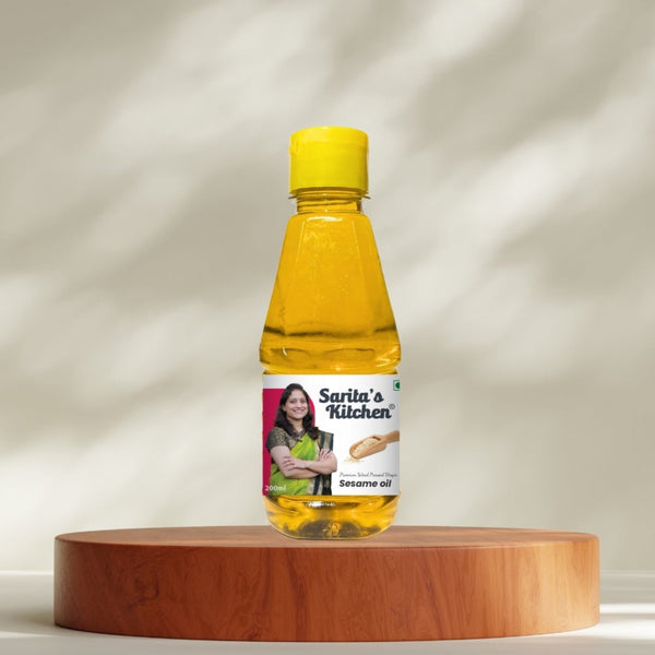 Buy Wood Pressed Sesame Oil | Sarita’s Kitchen